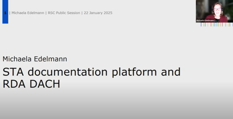 Available Now on YouTube: STA Documentation Platform and RDA DACH | ALA RDA Toolkit